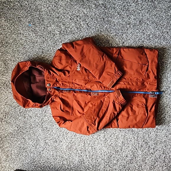 REI | Jackets & Coats | Boys Rei Xxs 45 Orange Hooded Winter Jacketcoat ...